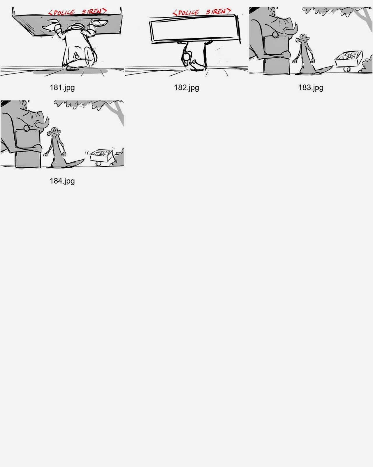 James Fujii Story Artist: Timon & Pumba Character Matters Storyboard ...