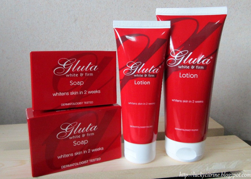 Lucky Citrine: Gluta White & Firm Soap and Lotion