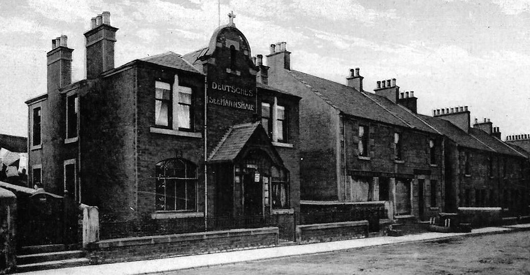 Tour Scotland: Old Photograph German Seamen's House Methil Fife Scotland