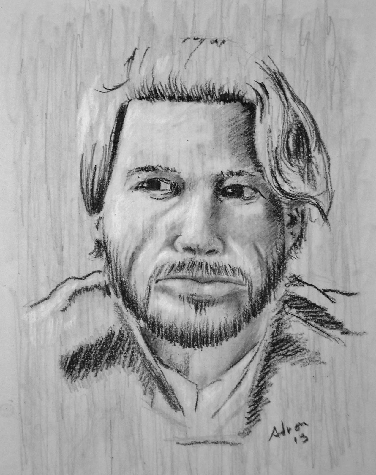 Portraits by Adron: Sketch Of The Ice Explorer