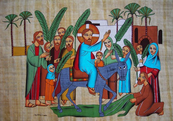 Triumphal Entry Jesus Painting