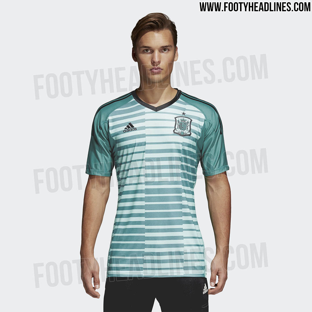 Spain 2018 World Cup Goalkeeper Kits Released - Footy Headlines