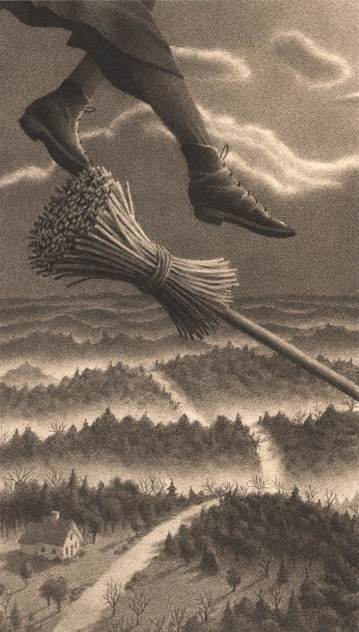 Junker Jane Monster Art Dolls: The Widow's Broom