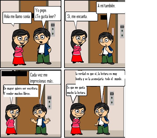 SonPaMax Art: Hola soy sonia y este es mi comic, que es una conversación en la que se habla de ...