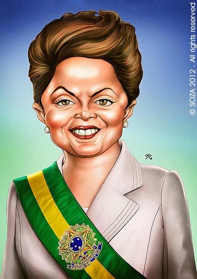 SOZA CARICATURAS: DILMA ROUSSEFF