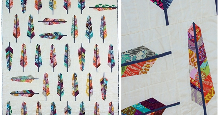 Stash Bee: Hive 9 July Tutorial - Feather Block