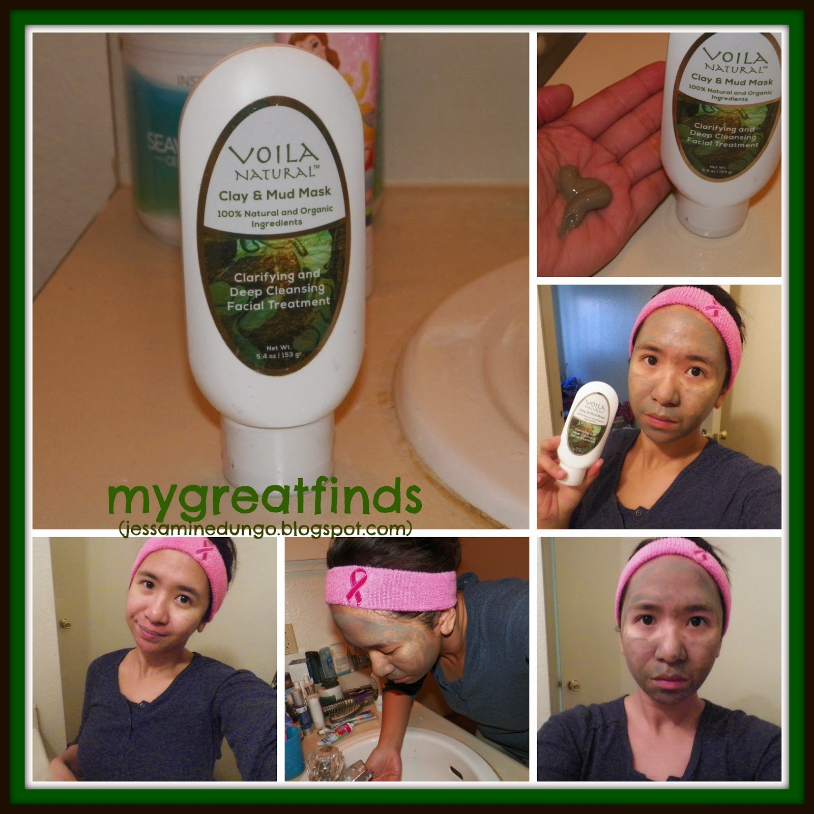 mygreatfinds: Clay And Mud Mask By Voila Natural Review + #Giveaway 1/5 US