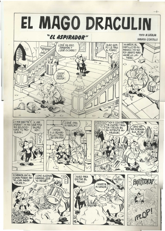 Jose Castillo, creador de El Capitán Barlovento, Trompínez, Severino y ...