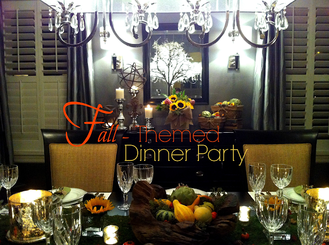 The Luxe Lifestyle: Fall Themed Dinner Party