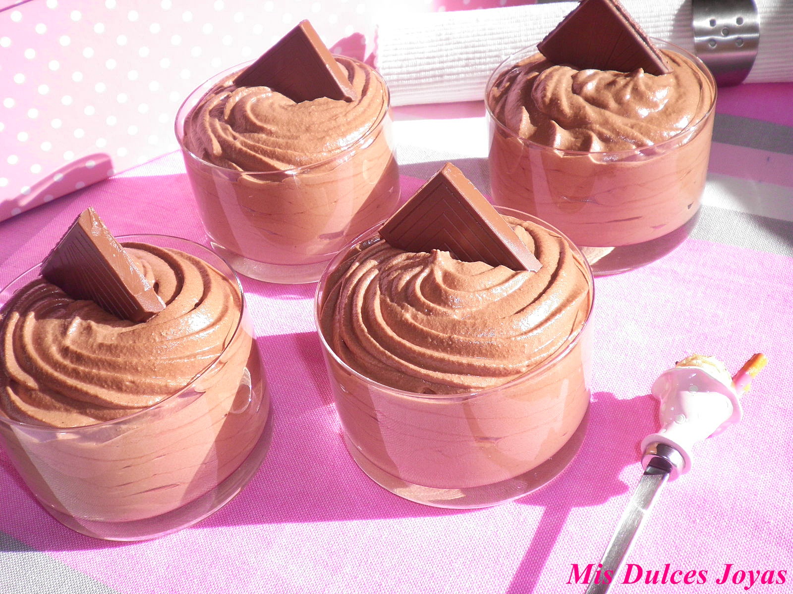 Mousse de chocolate - Mis Dulces Joyas
