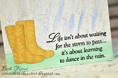 Beth's Beauties: Dance In The Rain Card