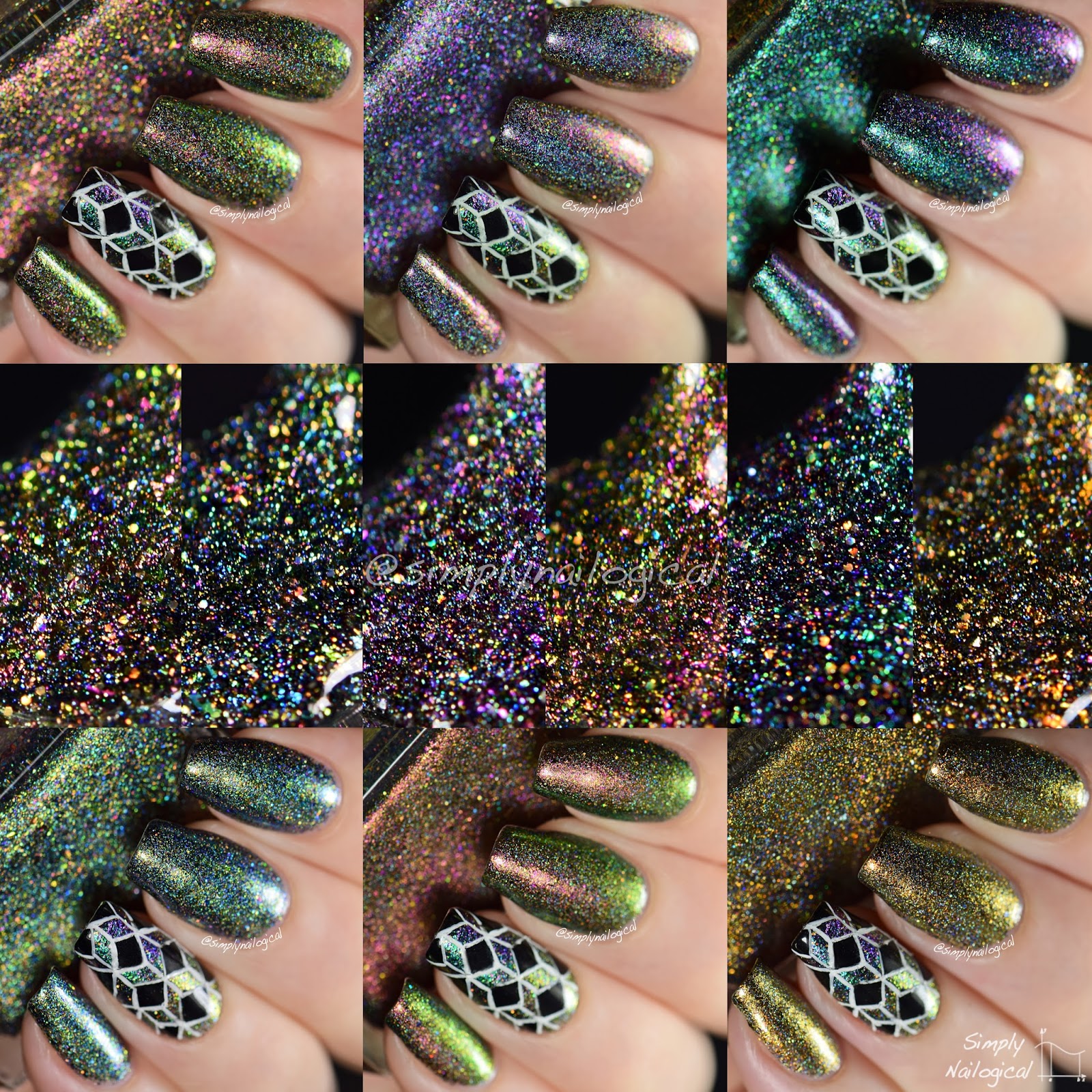 Simply Nailogical: Enchanted flakies: Magical hidden wonders of the world