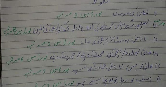 9th Class Urdu Important Letters / Khatoot - Ratta.pk