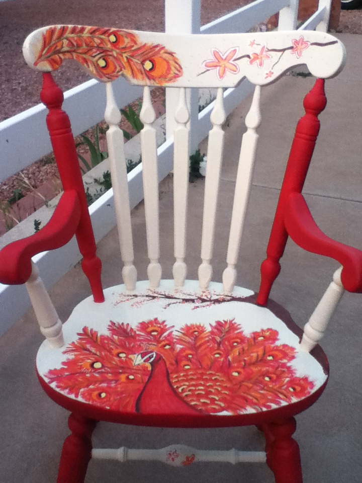 Sunny Side Up: Painting a chair is fun to do....