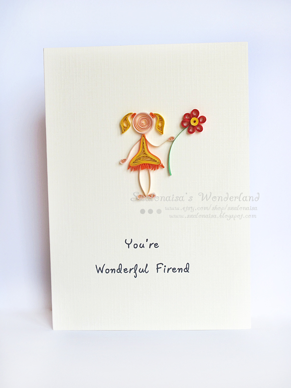 Quilled handmade cards - Szalonaisa's Wonderland: Quilled You're ...