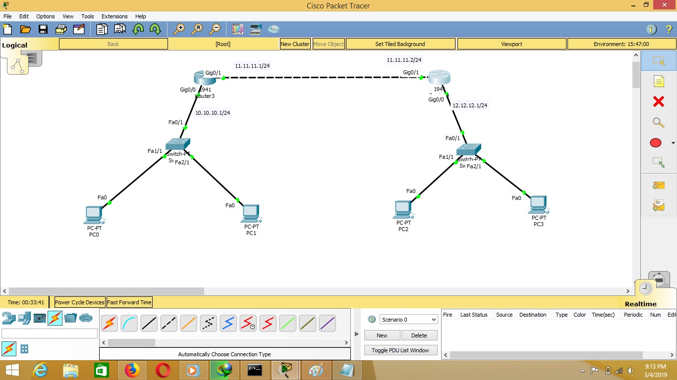Topologi Dasar Cisco Packet Tracer