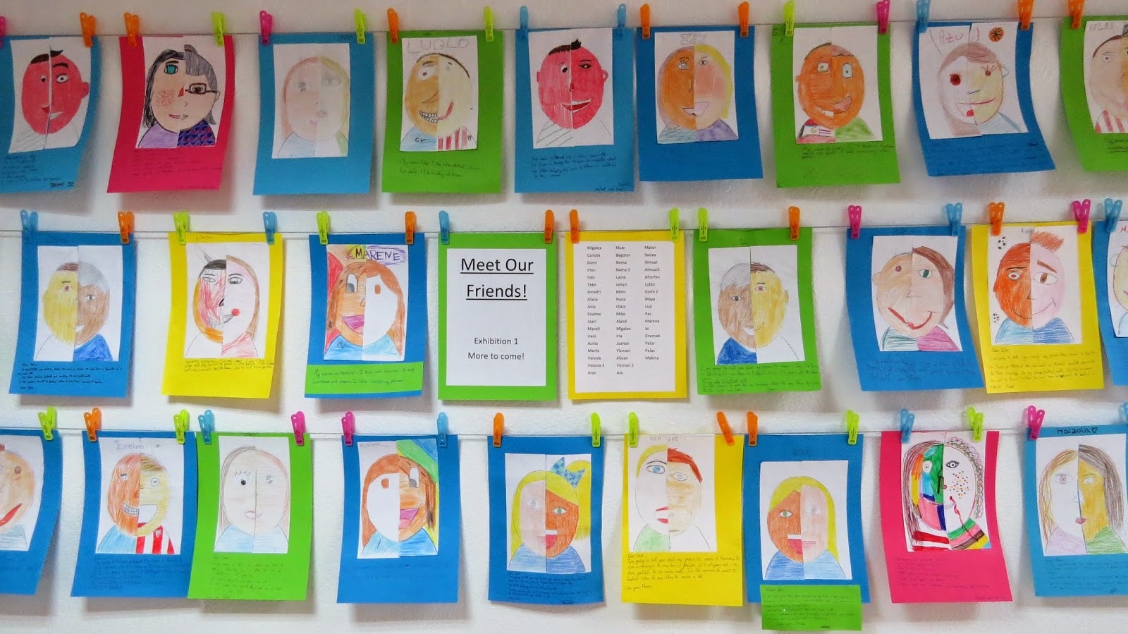 creativelearning: Collaborative Portraits, all ages/levels