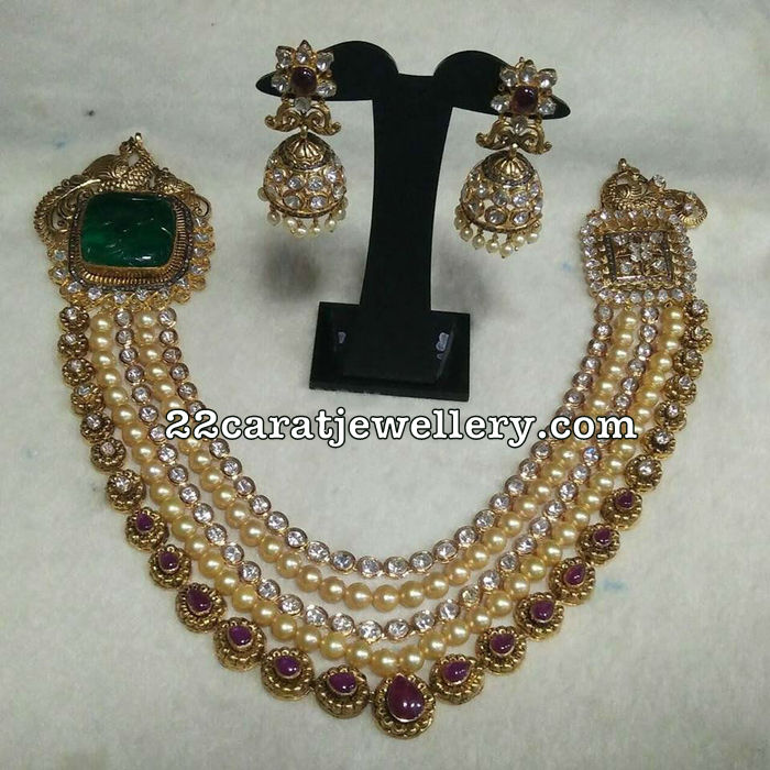 Pachi Set with Pearls Layers - Jewellery Designs