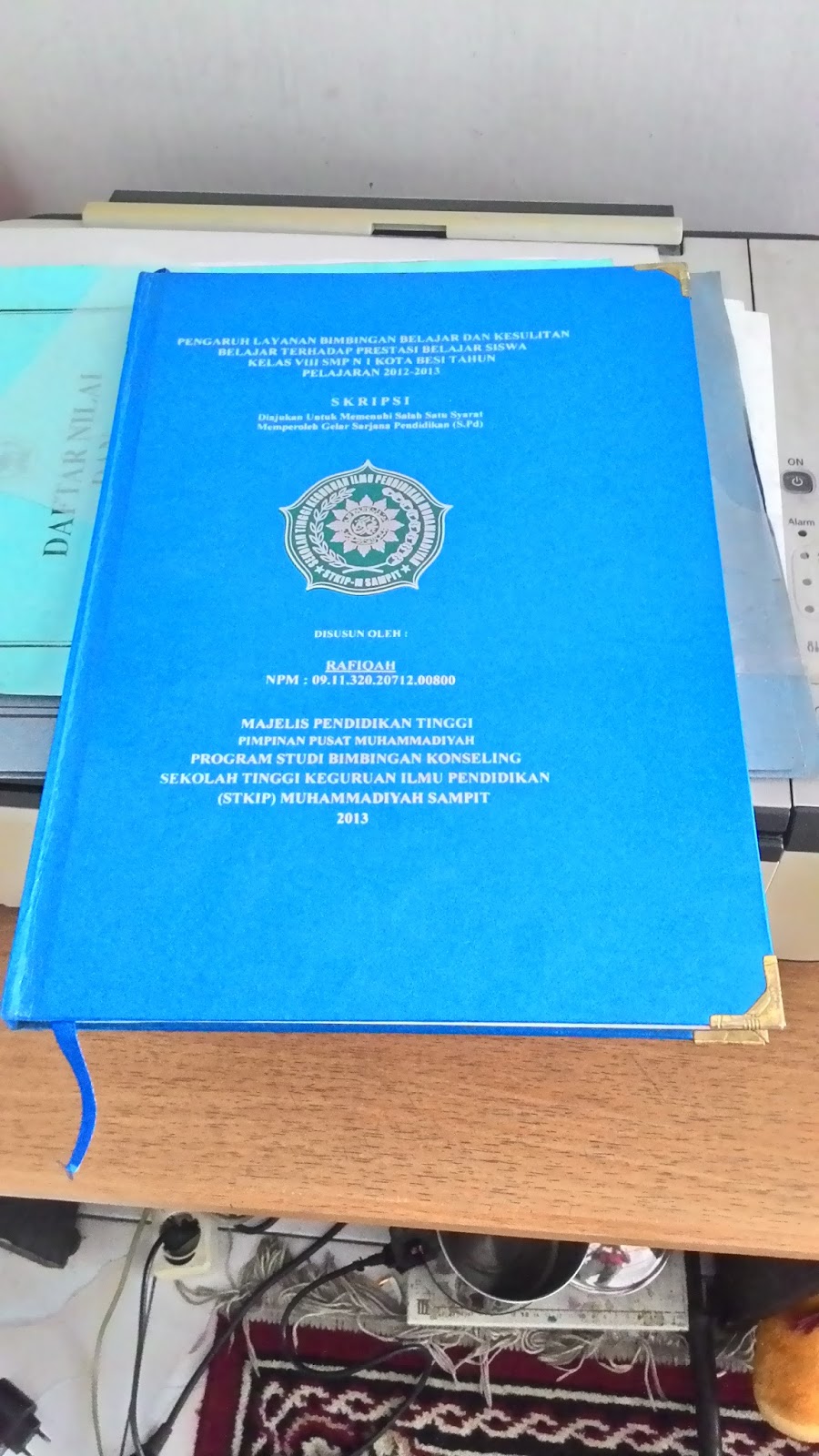 Contoh Jilid Hard Cover