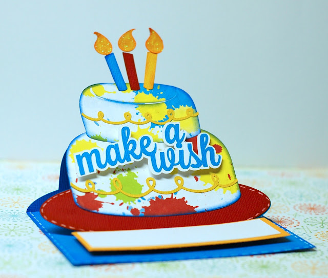 Paper Creations by Kristin: Birthday Cake Easel Card