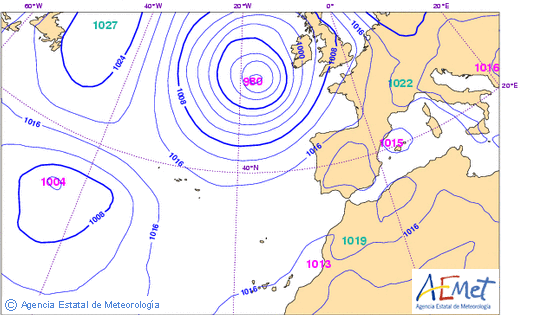 Ciberpensadores: Cómo interpretar mapas atmosféricos