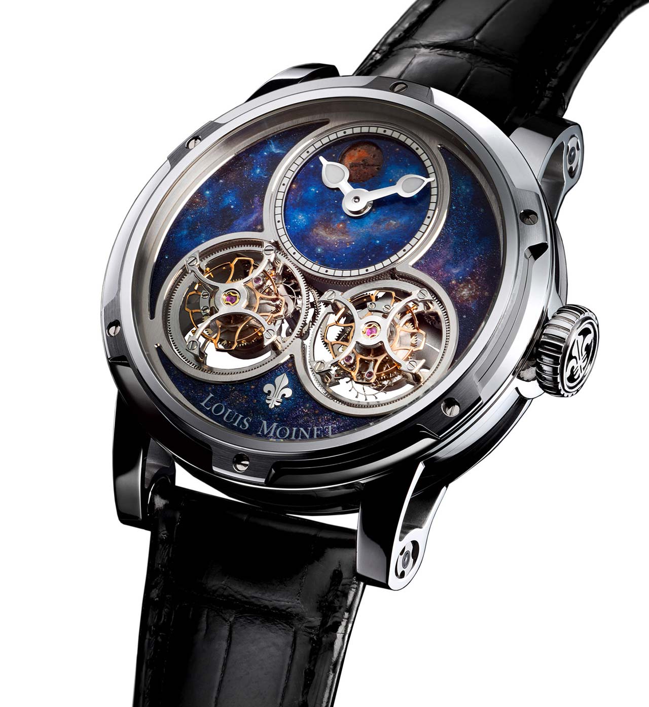 Louis Moinet - Sideralis Inverted Double Tourbillon | Time and Watches ...