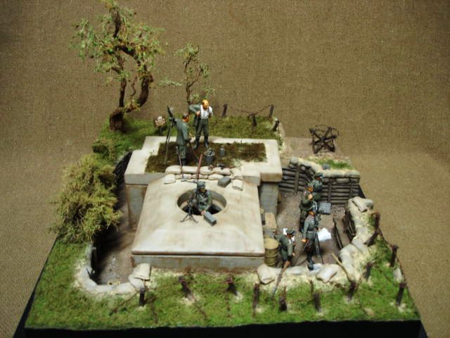 MB PLASTIMODELISMO: DIORAMA GERMAN BUNKER