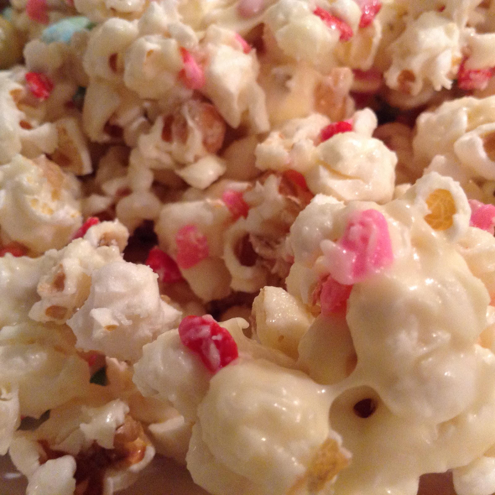 Watermelon Toes: Valentines' Day Popcorn