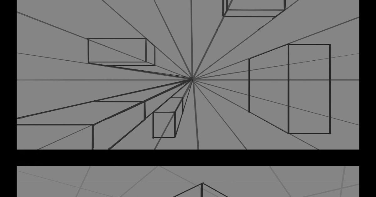 Almudena Díaz: One point, two point, three point perspective exercises