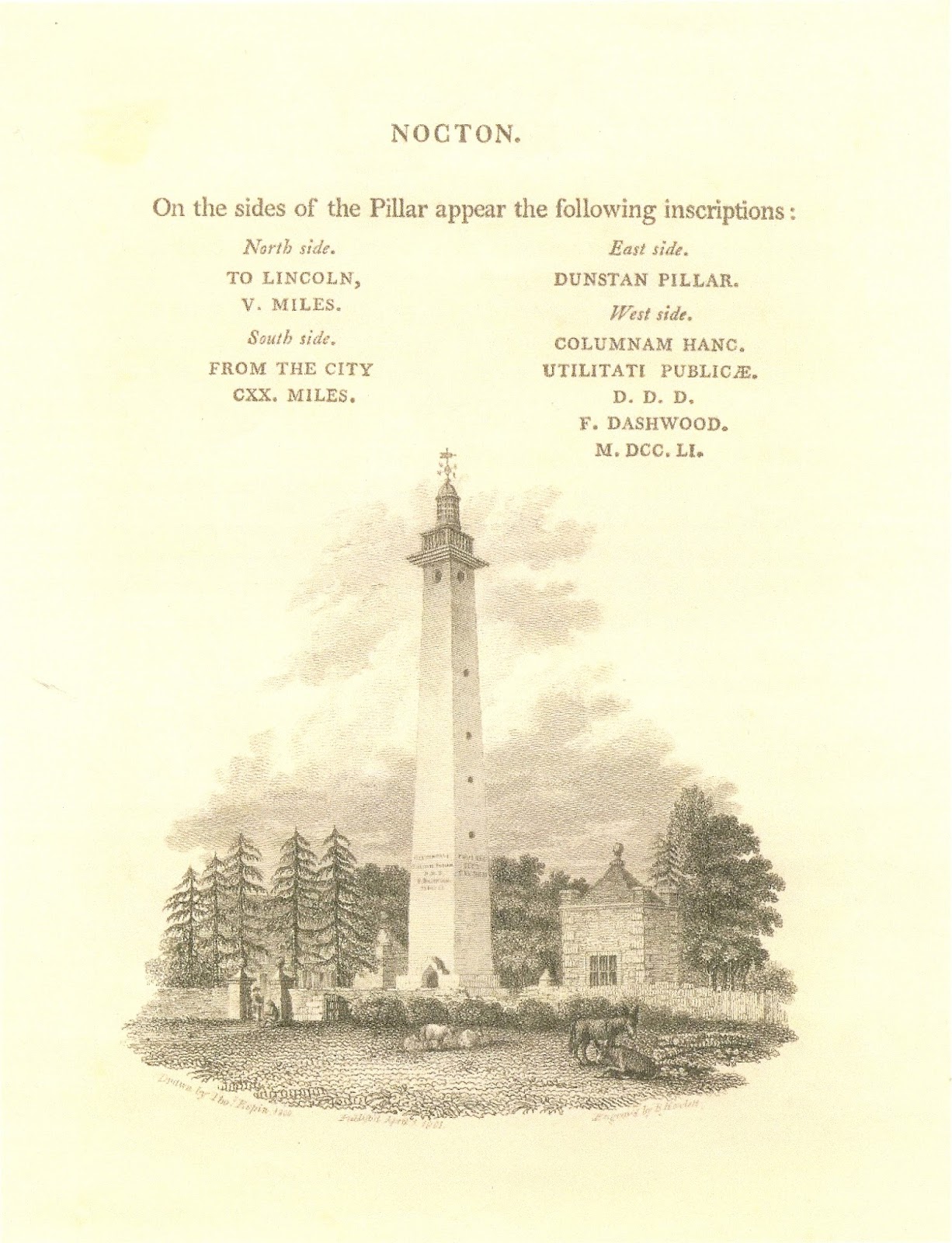Nocton in Lincolnshire: Dunston Pillar