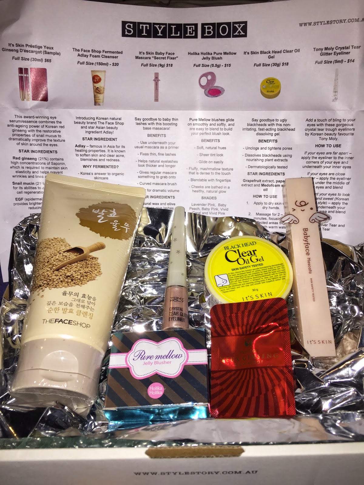 Ljsblogblog: STYLE BOX ,Australia's first Korean subscription box.