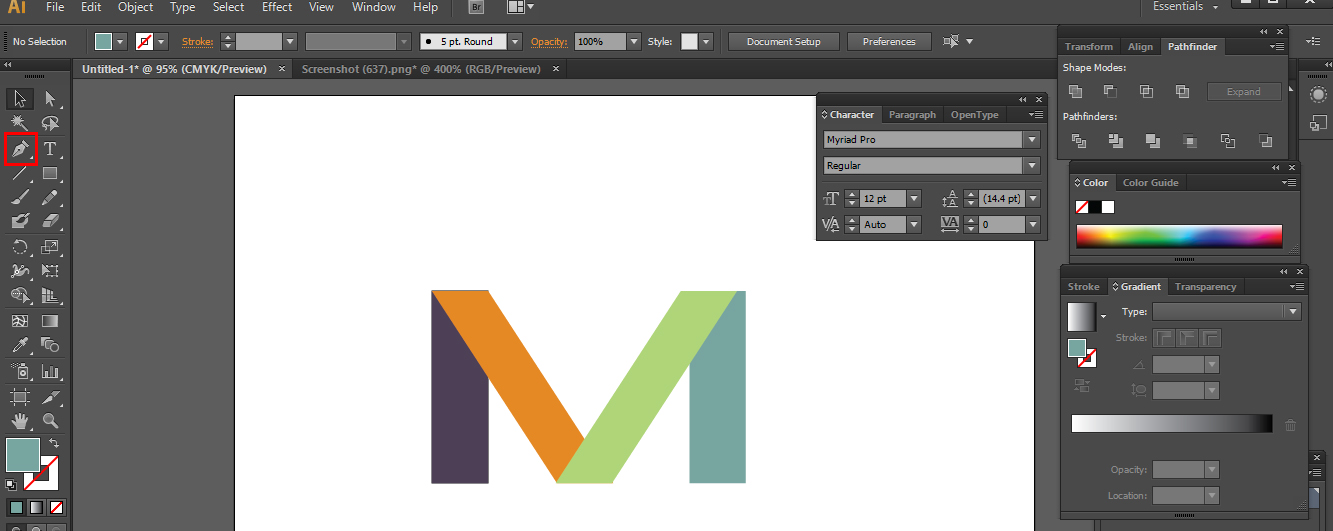 How to Create Folded Logo Design - Photoshop Photo Editing | Image ...