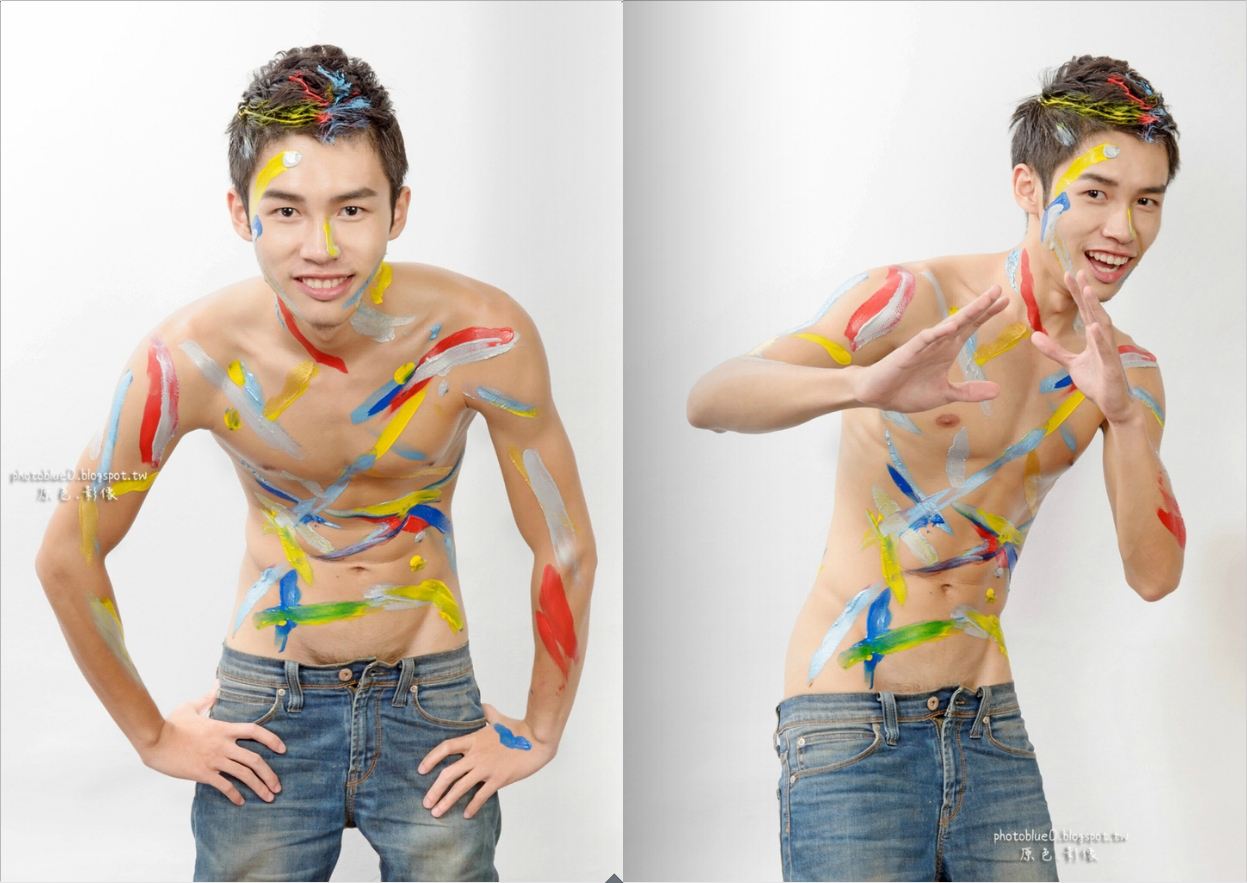 HOT MALE MODELS: Blue Man 20 - EX