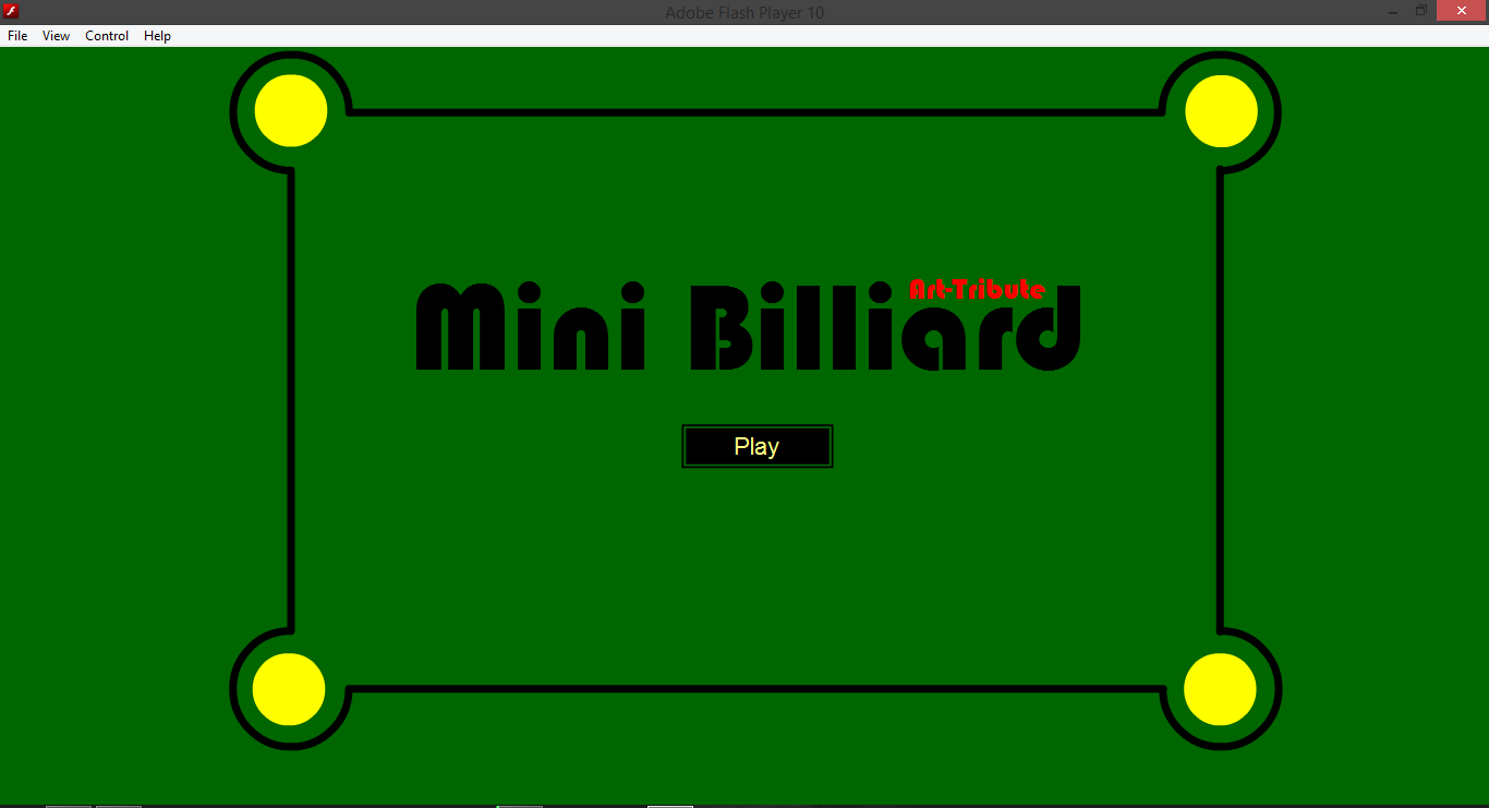 Game Billiard Berbasis Flash ~ Art Tribute Studio | Explore Your Life