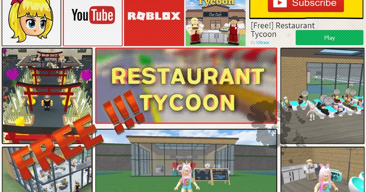 Roblox Restaurant Tycoon Gameplay - the Restaurant Tycoon is now free ...