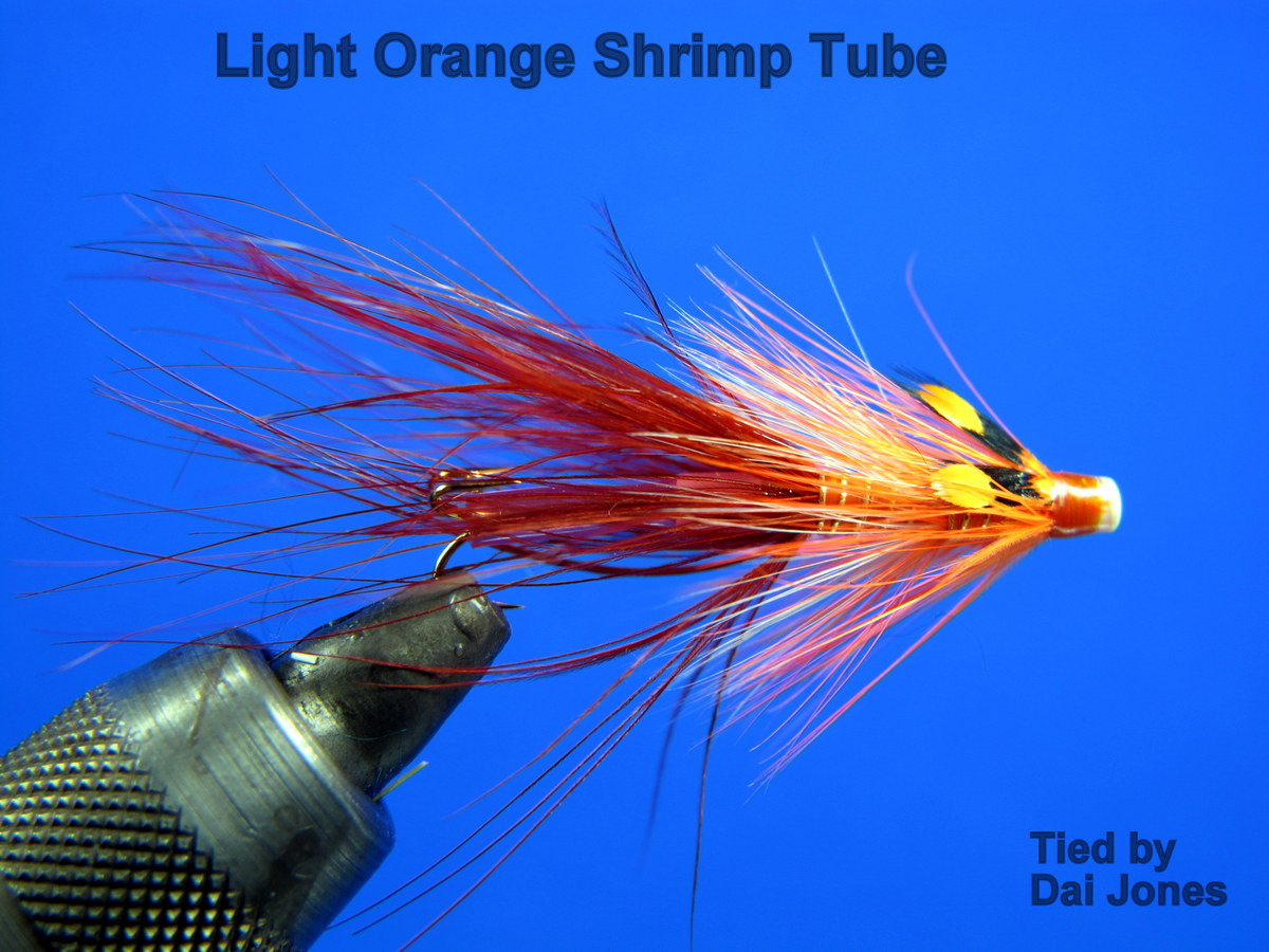 daijones flies: Irish shrimp patterns, Tied on tubes.