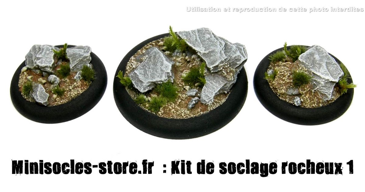 Minisocles Le Blog: [Tuto] Utilisation du kit de soclage rocheux 1