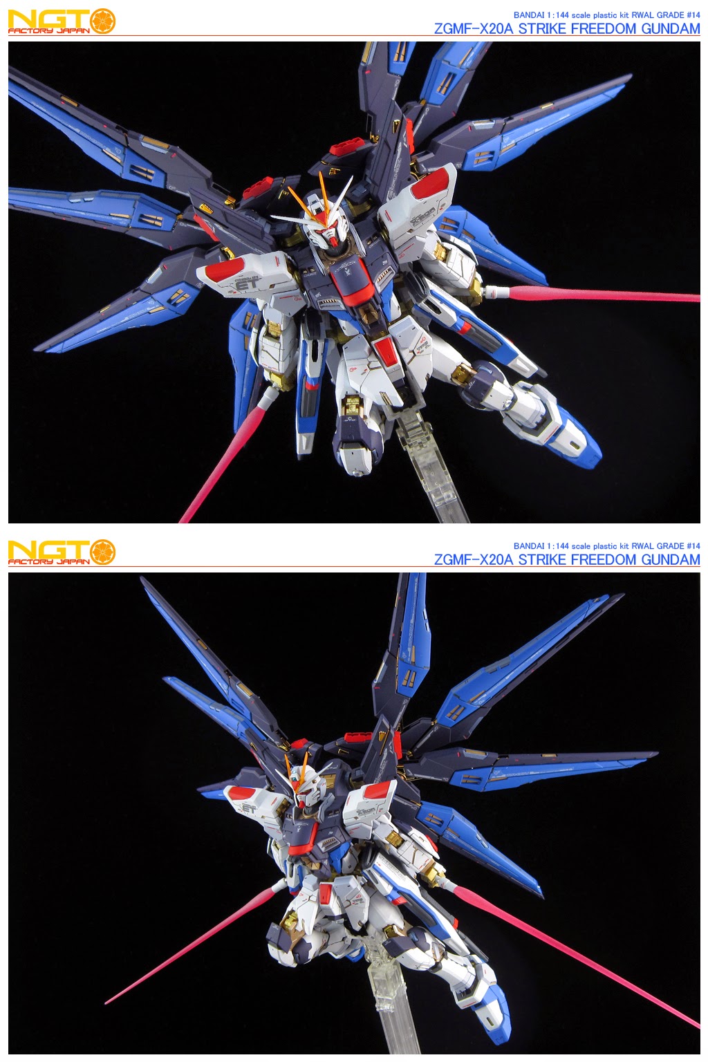 GUNDAM GUY: RG 1/144 Strike Freedom Gundam - Customized Build
