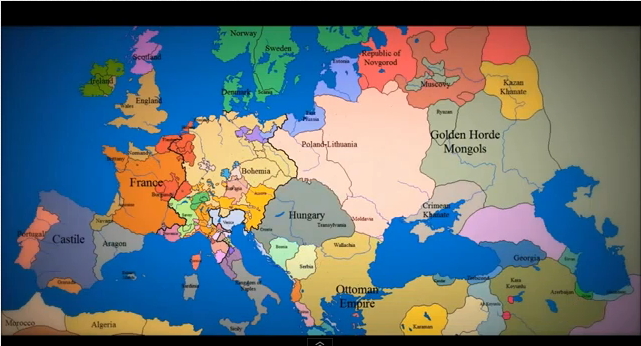 Historia para aburrir: EVOLUCIÓN MAPA DE EUROPA DURANTE LA EDAD MODERNA