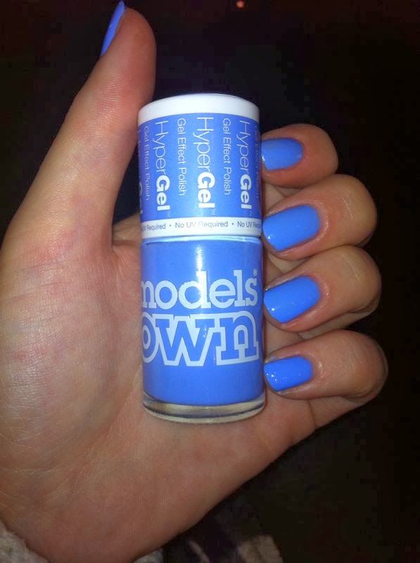 BeautySwot: Models Own Hyper Gel in Cornflower Gleam - Nails Of The Day