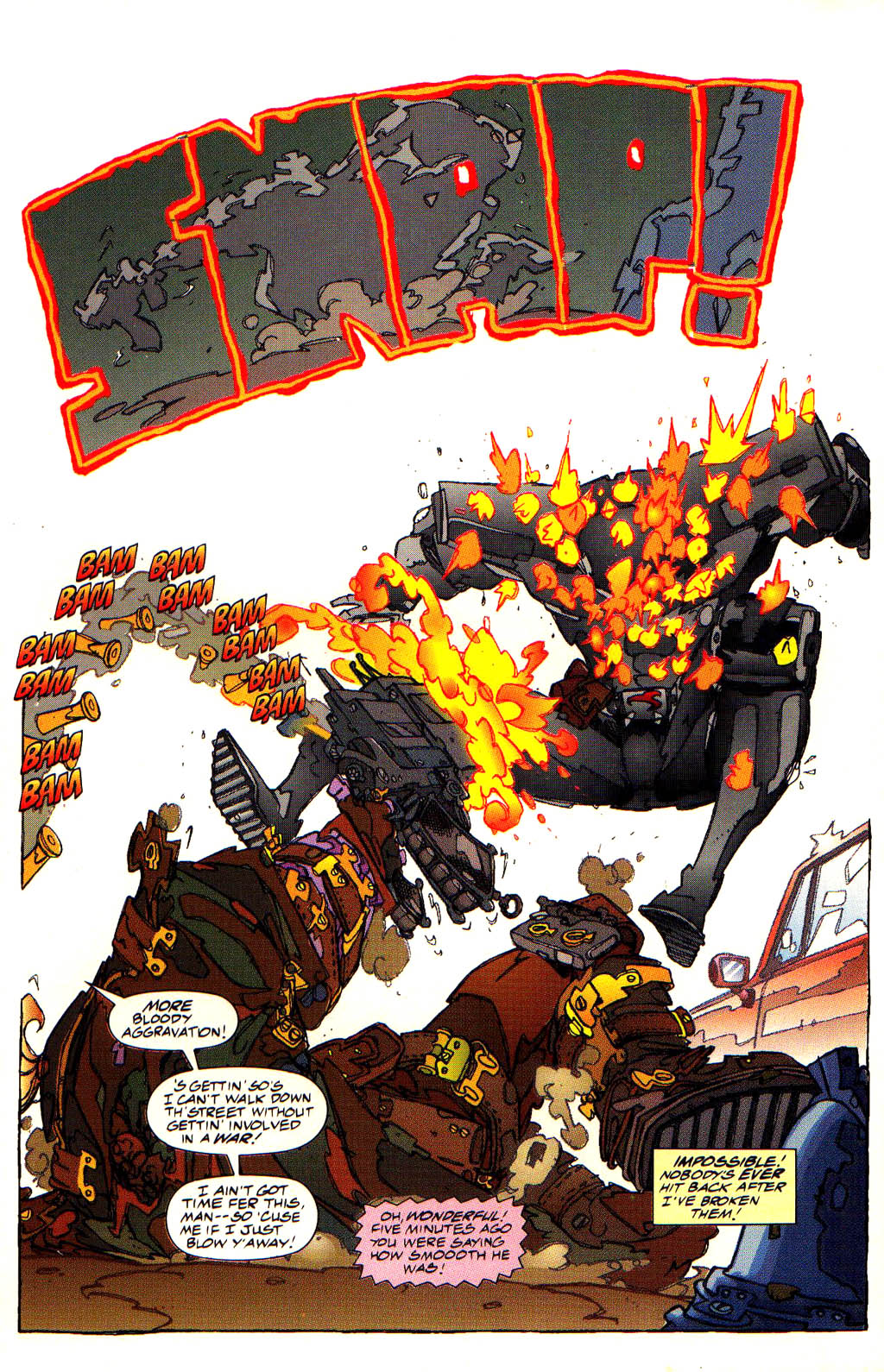 Read online Images of ShadowHawk comic - Issue #1