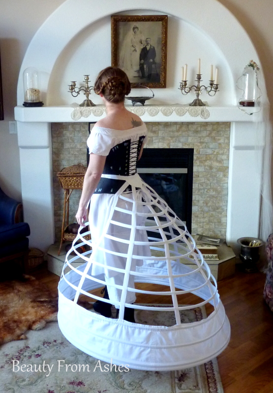 Beauty From Ashes: Late 1850s Corset, Embroidered Chemise and 1860s ...