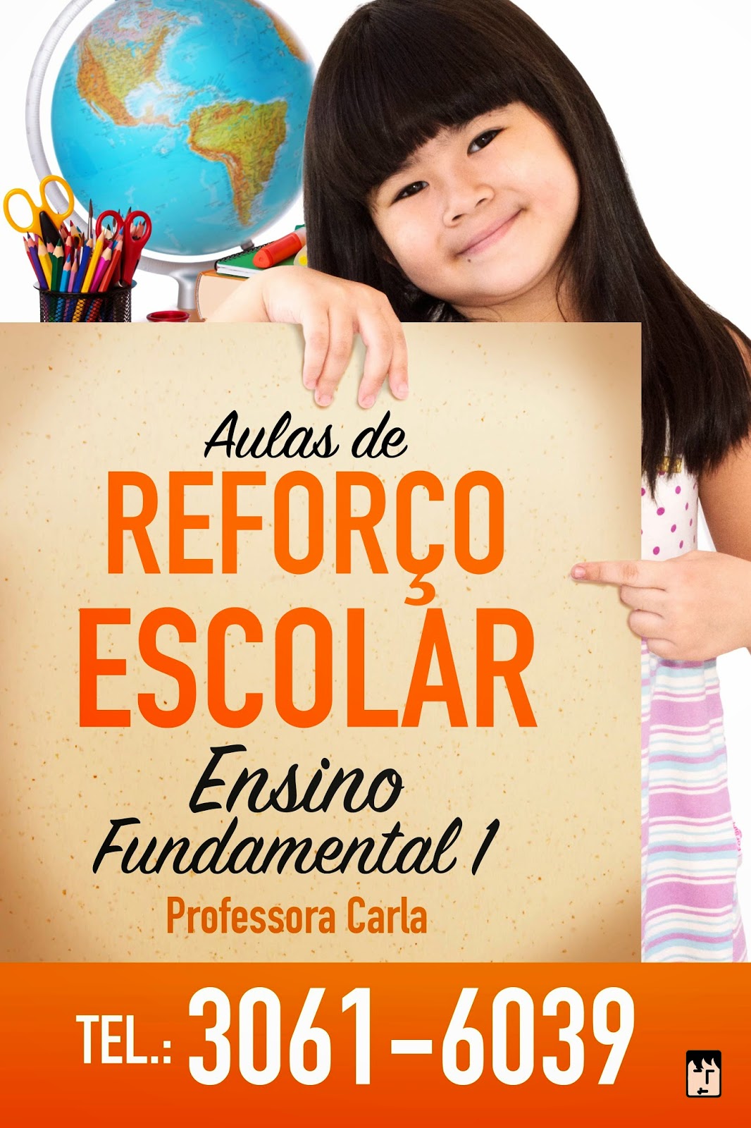 Cartaz De Reforço Escolar - LIBRAIN