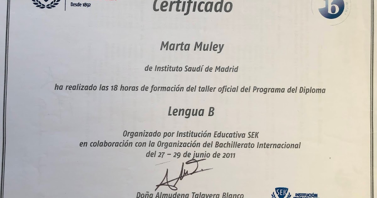 Portfolio by Marta Muley: International Baccalaureate Diploma