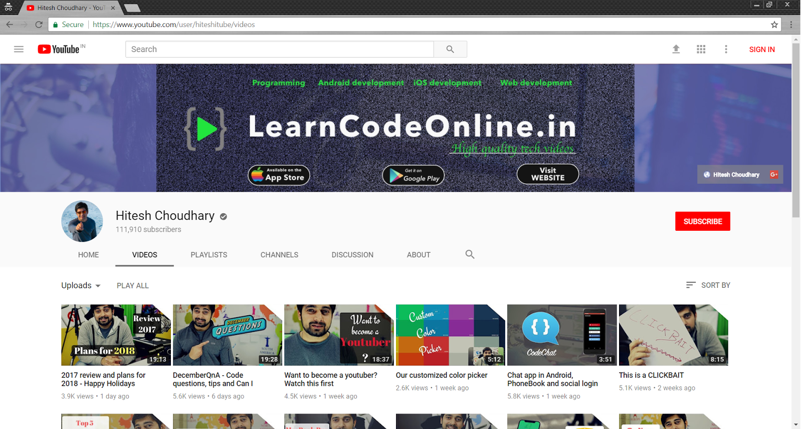 Some YouTube channel which every Programmer must Subscribe