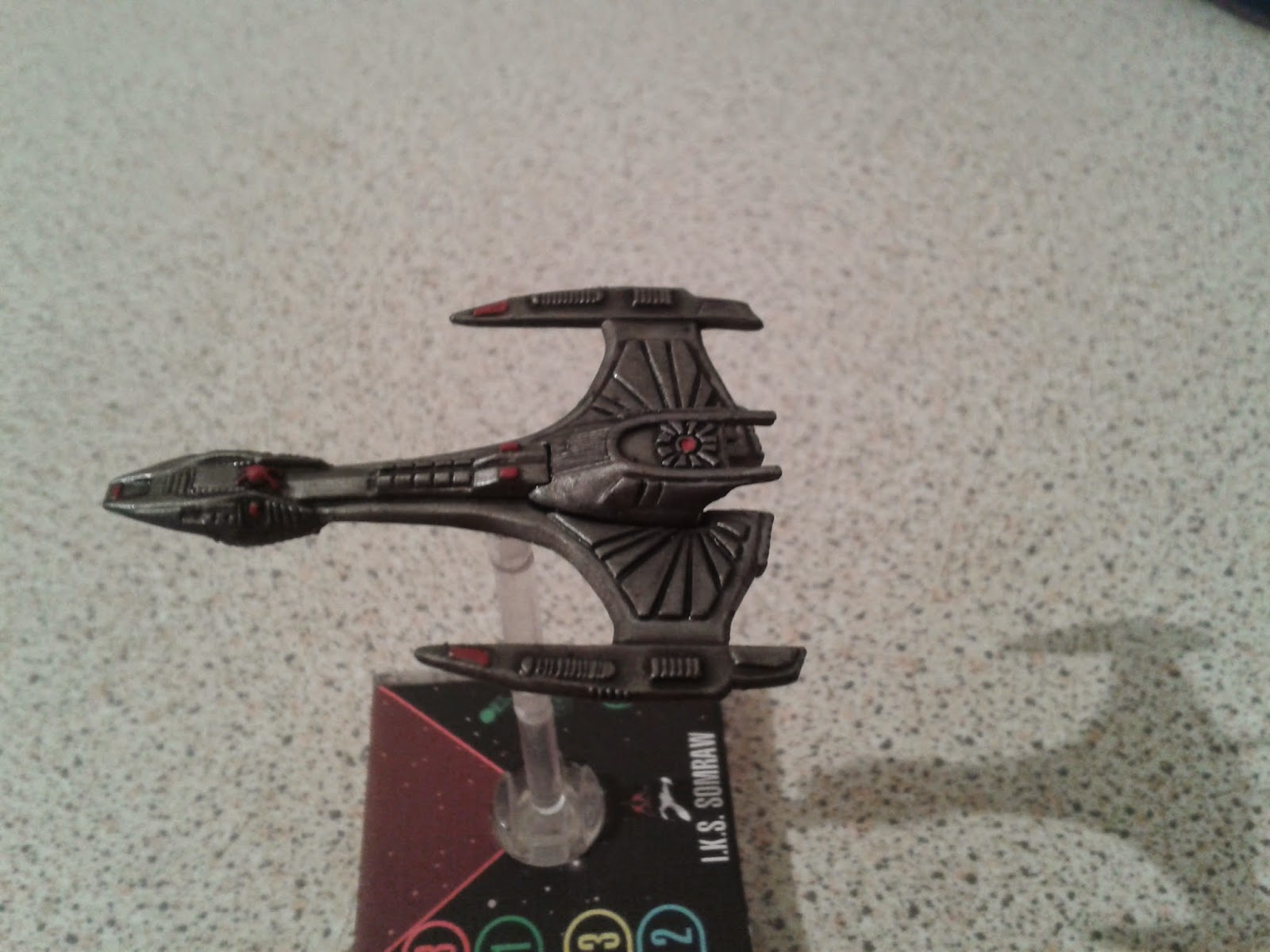 Star Trek Attack Wing Klingon Somraw Raptor class unboxing
