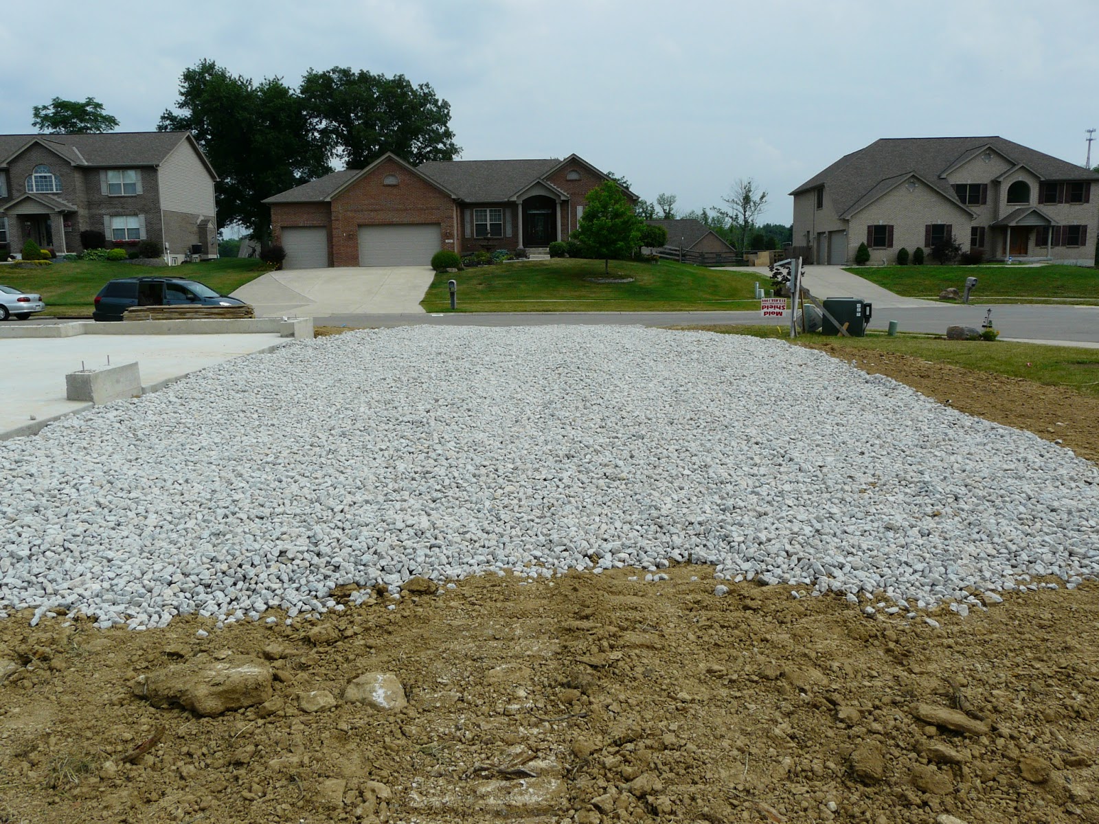 Jamie and Carrie's Home Building Adventures: Day 27 - Backfill