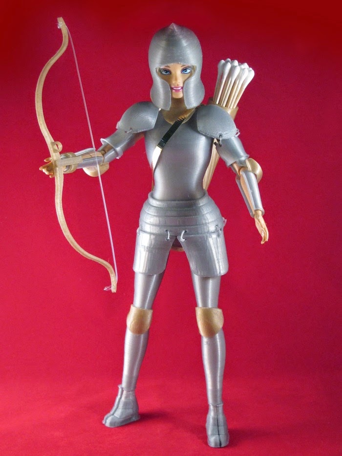 Calvin's Canadian Cave of Coolness: 3D Custom Barbie Armor