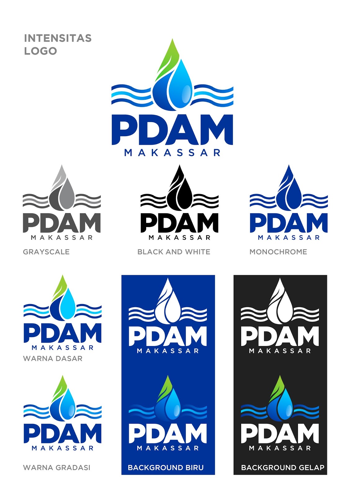 Makna Logo Baru PDAM Kota Makassar | SangDesStock