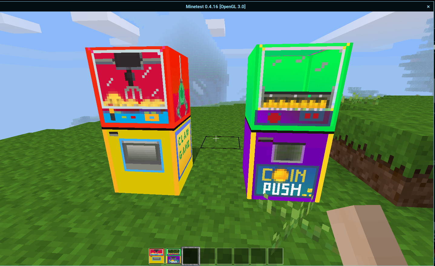 My Minetest Mods n Stuff : Arcade Mod